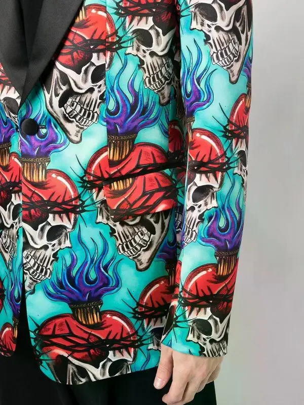 Philipp Plein Skull-print Blazer