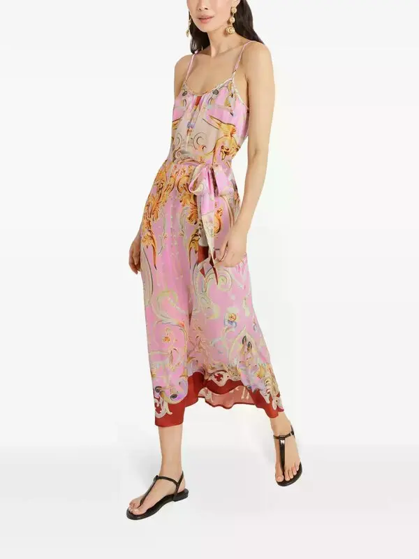 TEMPERLEY LONDON Carline-print Slip Dress