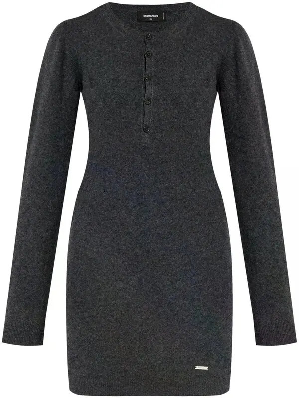 Dsquared2 Fine-knit Wool Minidress