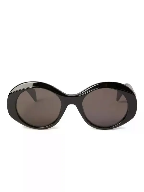 Palm Angels Doyle Round-frame Sunglasses - Black