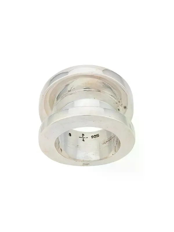 PARTS OF FOUR Chasm Ring - Silver