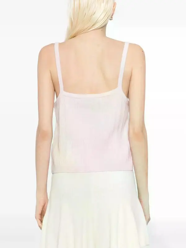 GANNI Cable-knit Vest With Bow Detailing