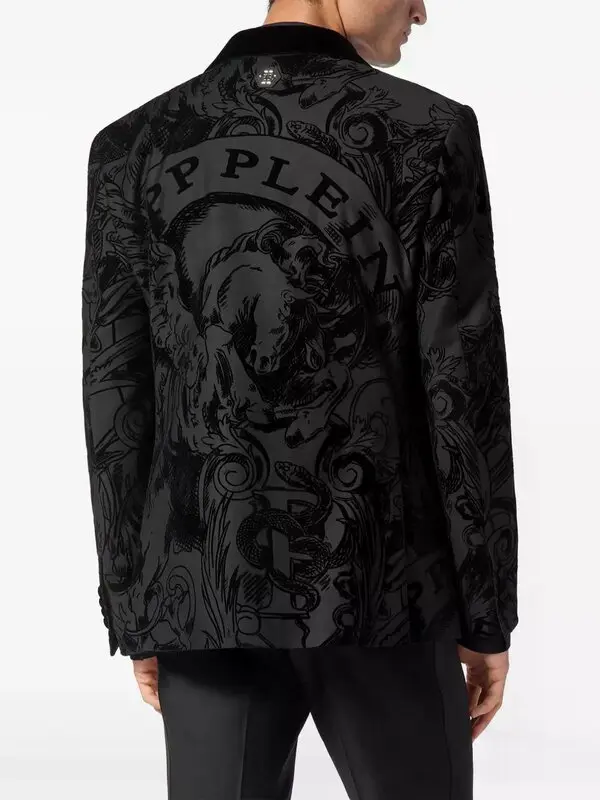 Philipp Plein Graphic-print Blazer