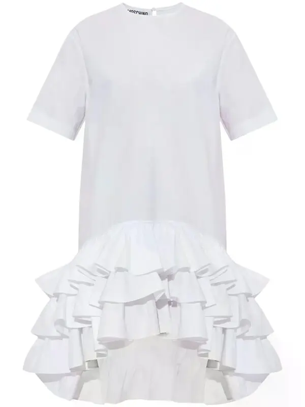Moschino Asymmetric Ruffled Dress