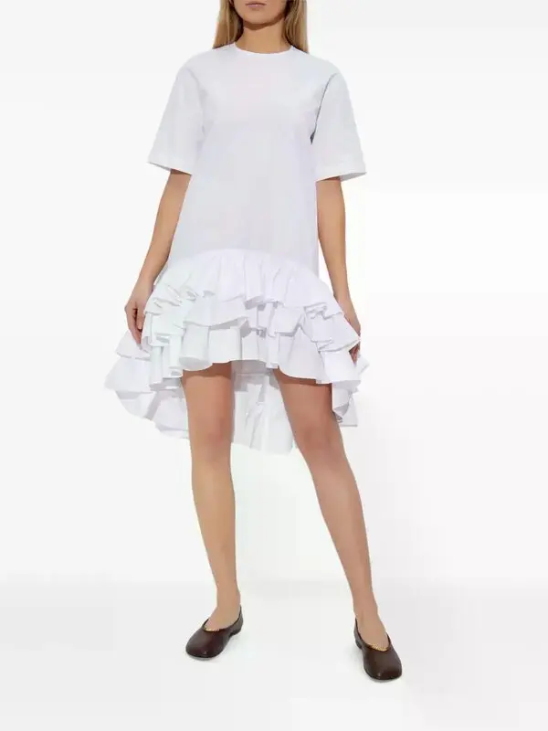 Moschino Asymmetric Ruffled Dress