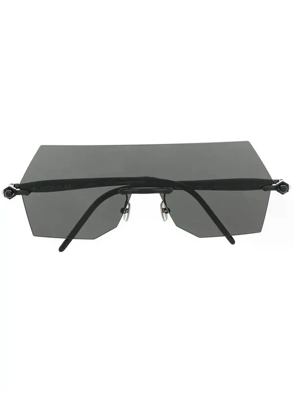 KUBORAUM P90 Pilot Frame Sunglasses - Black
