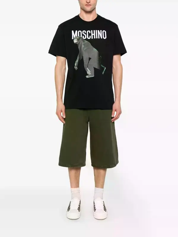 Moschino Graphic-print T-shirt - Black