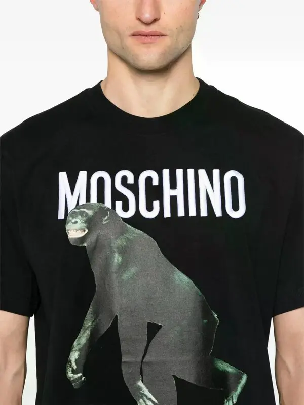 Moschino Graphic-print T-shirt - Black