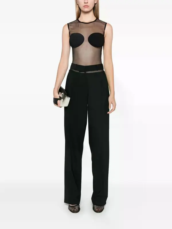 NENSI DOJAKA Semi-sheer Bodysuit