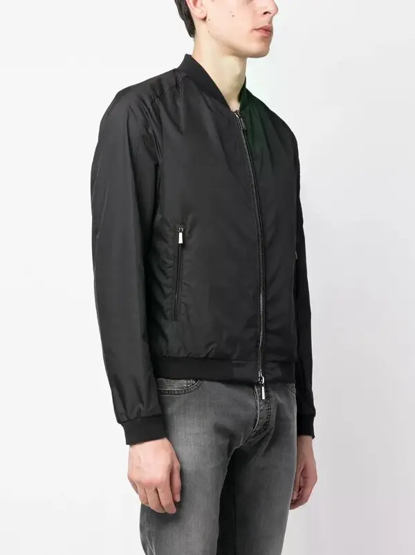 MOORER Zip-up Bomber Jacket
