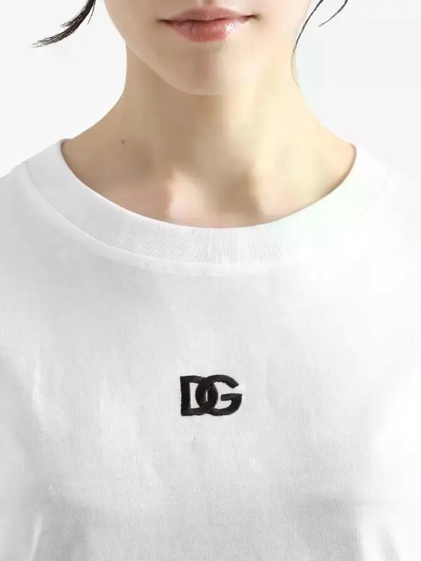 Dolce & Gabbana Logo Embroidered T-shirt