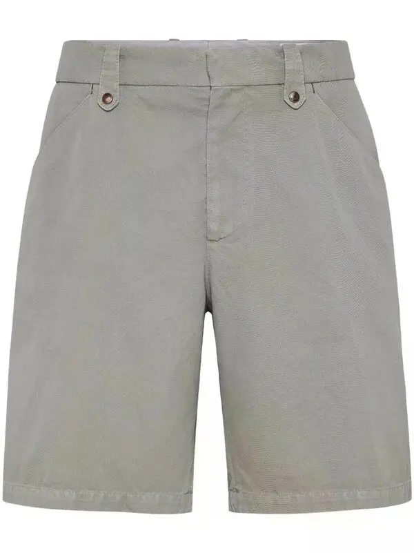 Brunello Cucinelli Gabardine-weave Bermuda Shorts