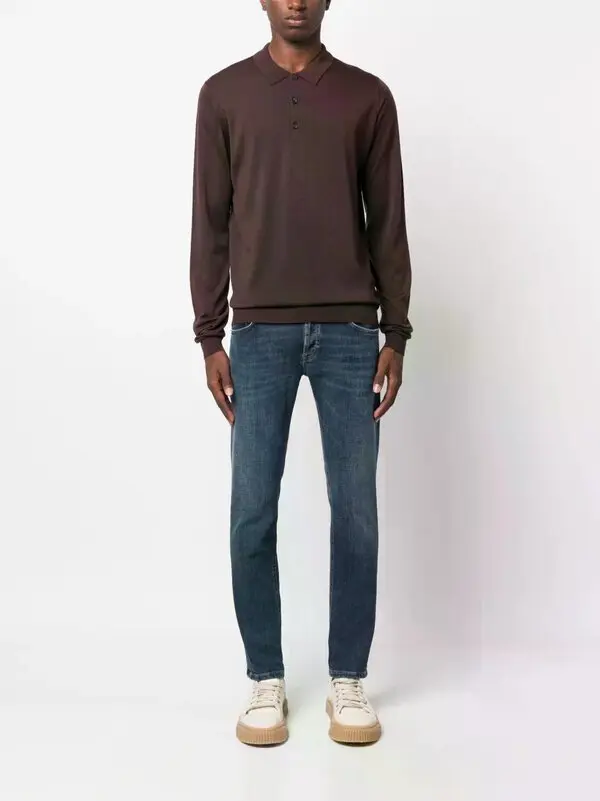 DONDUP Low-rise Straight-leg Jeans - Blue