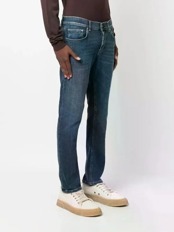 DONDUP Low-rise Straight-leg Jeans - Blue