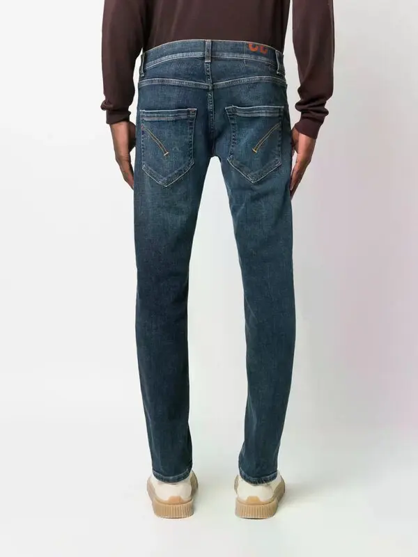 DONDUP Low-rise Straight-leg Jeans - Blue