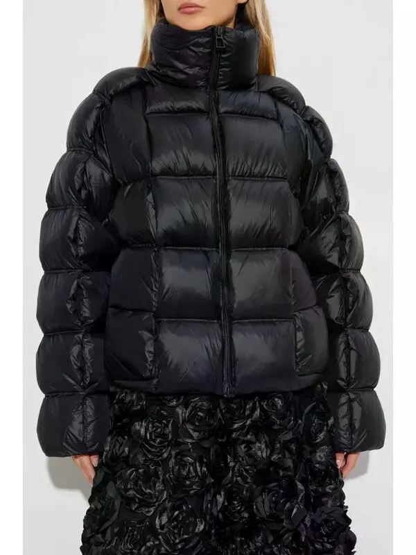 RAXXY Paneled Puffer Jacket - Black