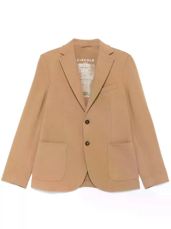 CIRCOLO 1901 Felted Blazer - Brown