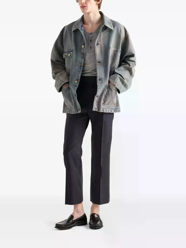 Prada Distressed-effect Jacket