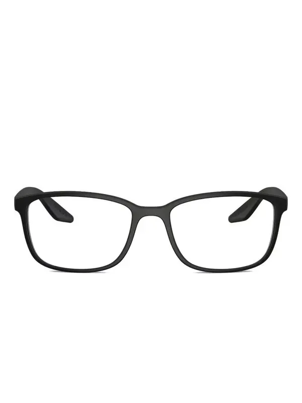 Prada Linea Rossa Square-frame Glasses - Black