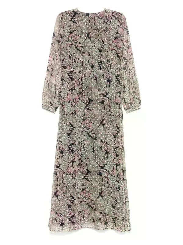 BOSS Abstract-print Maxi Dress