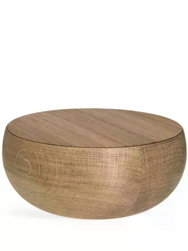 SCHÖNBUCH Small Bowl Wooden Trinket Box - Brown