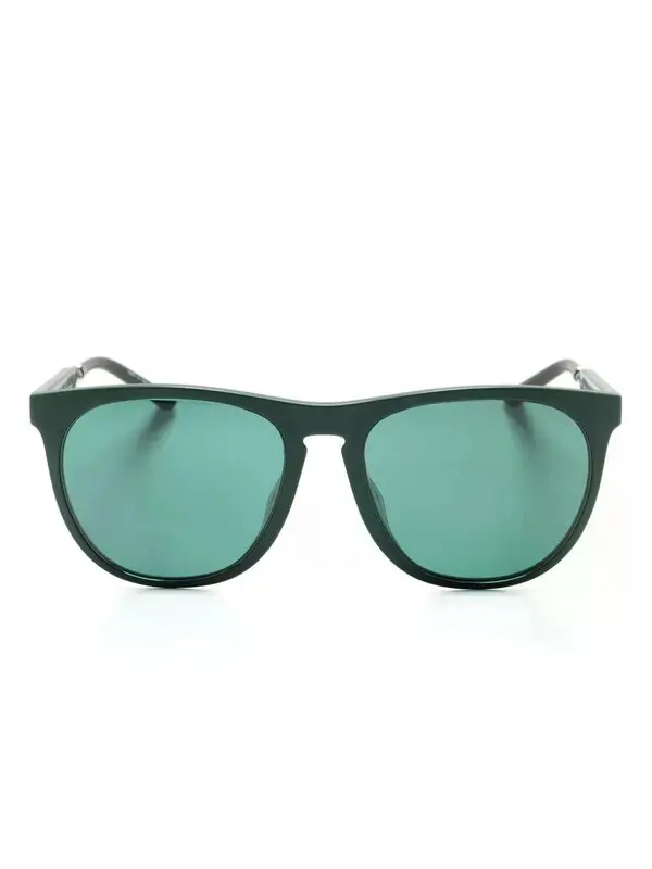 Oliver Spencer Square-frame Sunglasses - Green