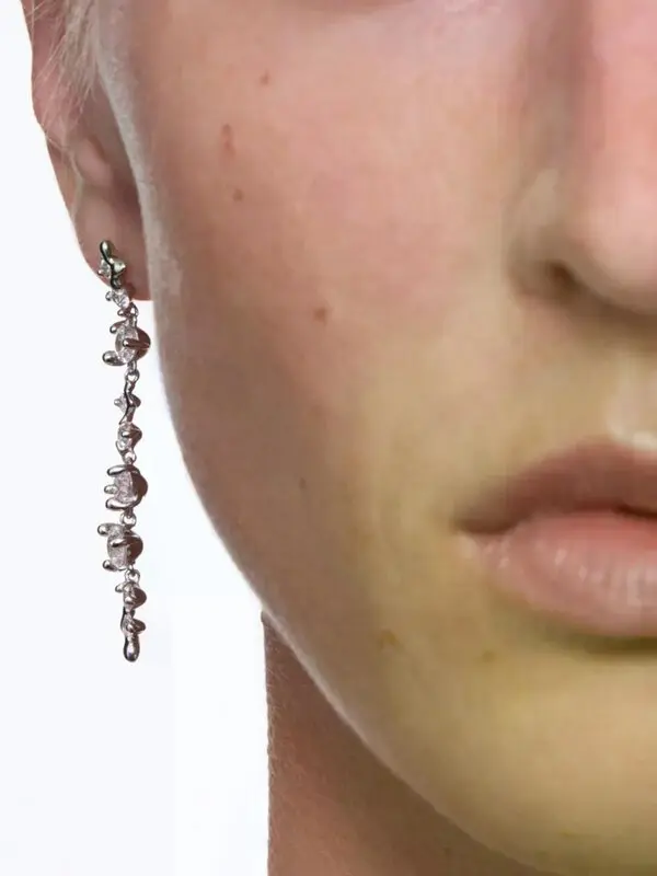 MARIA BLACK Large Arctic Earring - Silver