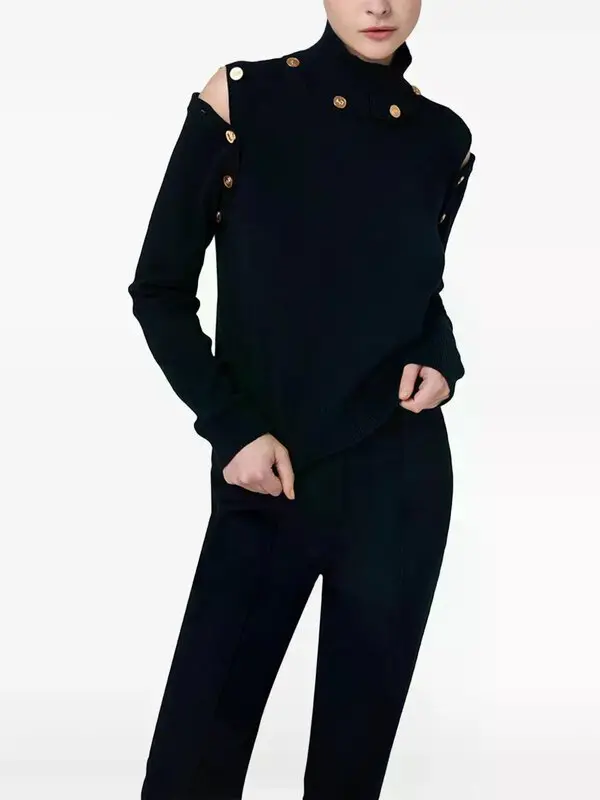 Ports 1961 Wool High Neck Sweater