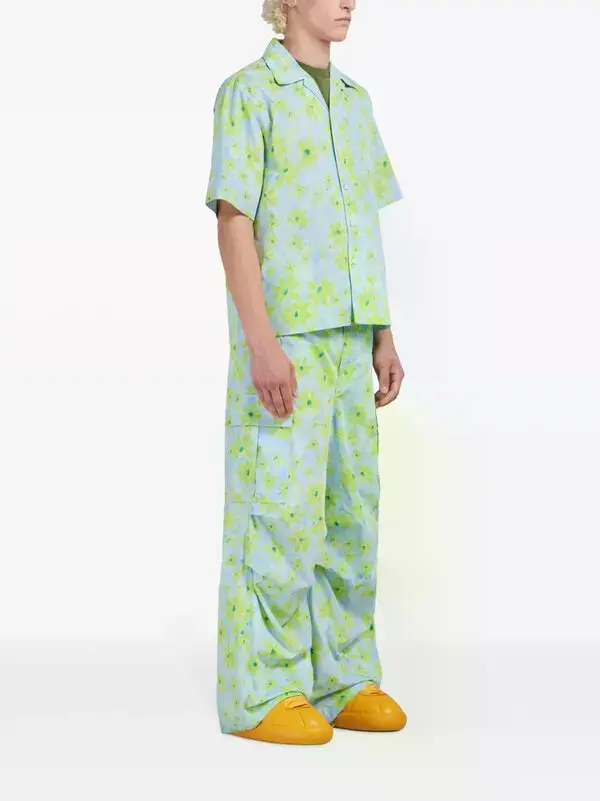 Marni Floral-print Cotton Shirt