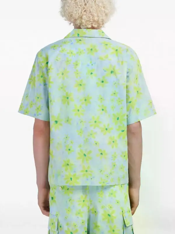 Marni Floral-print Cotton Shirt