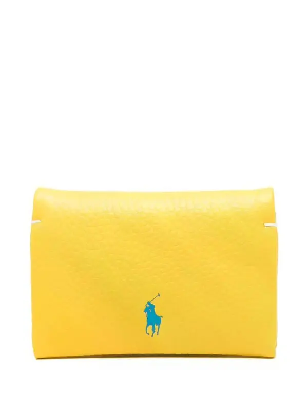 Polo Ralph Lauren Polo Pony-debossed Wallet - Yellow