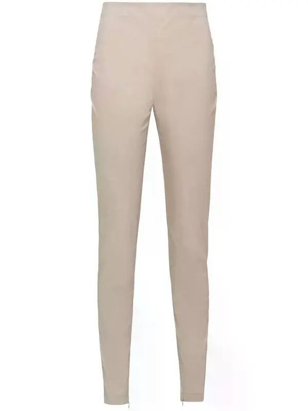 Prada High-waisted Slim-cut Trousers