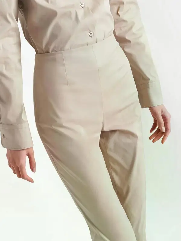 Prada High-waisted Slim-cut Trousers