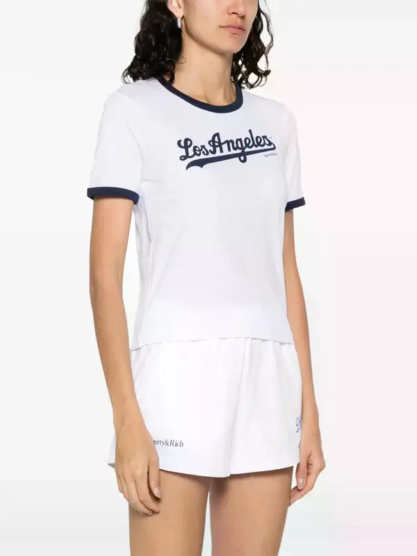 SPORTY & RICH Dodgers Ringer T-shirt