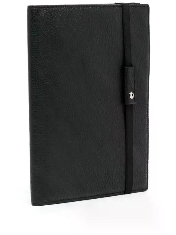 CARAN D'ACHE Leather-cased Paper Notebook - Black