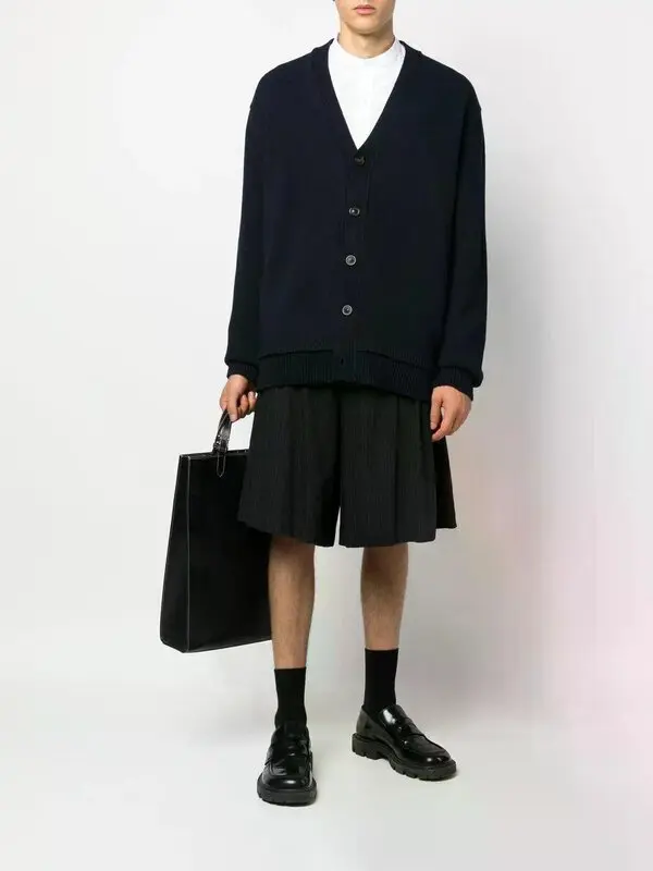 MAISON MARGIELA Elbow-patch V-neck Cardigan