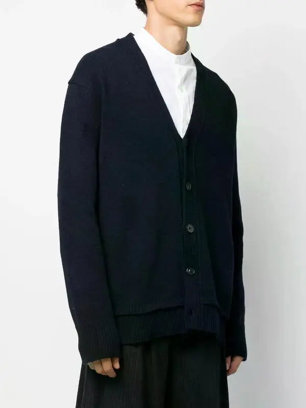 MAISON MARGIELA Elbow-patch V-neck Cardigan