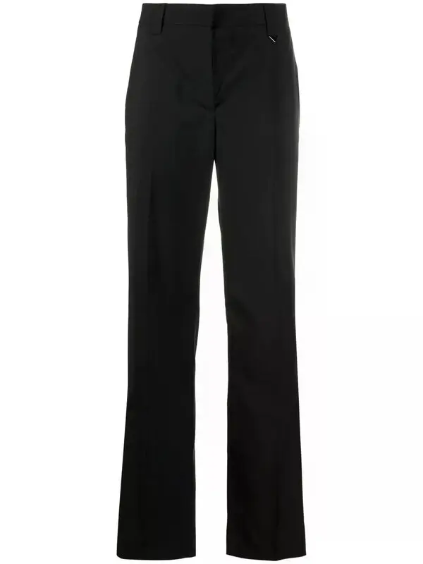 Prada Tailored Logo-plaque Trousers