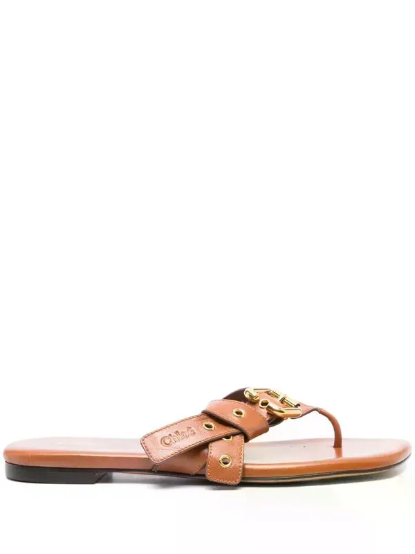 Chloé Mae Leather Sandals