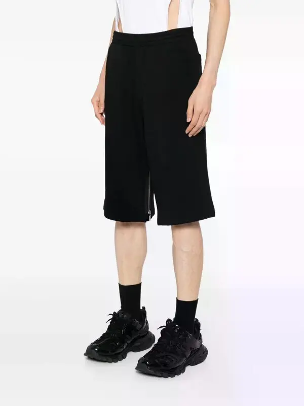 Helmut Lang Organic Cotton Jersey Gusset Shorts - Black