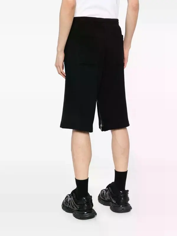 Helmut Lang Organic Cotton Jersey Gusset Shorts - Black