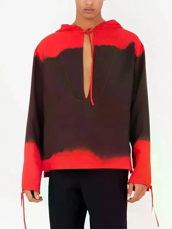 FERRAGAMO Gradient-effect Hooded Kaftan