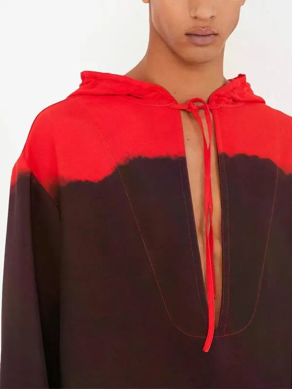 FERRAGAMO Gradient-effect Hooded Kaftan