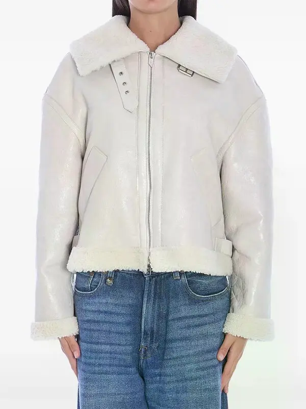 SALVATORE SANTORO Zip-up Jacket With Buckle-collar Fastening