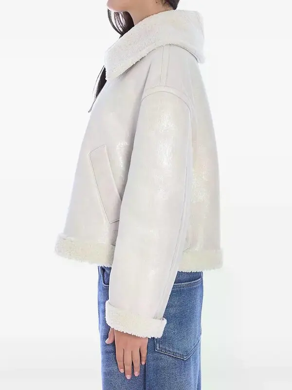 SALVATORE SANTORO Zip-up Jacket With Buckle-collar Fastening
