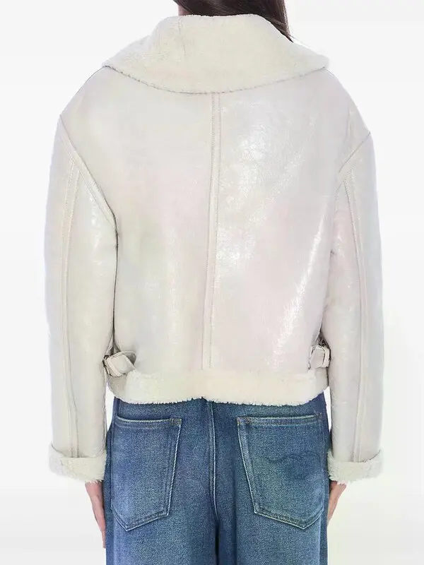 SALVATORE SANTORO Zip-up Jacket With Buckle-collar Fastening