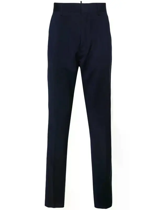 Dsquared2 Tapered Virgin Wool Trousers