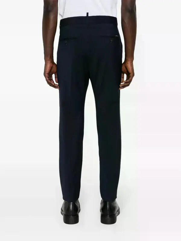 Dsquared2 Tapered Virgin Wool Trousers