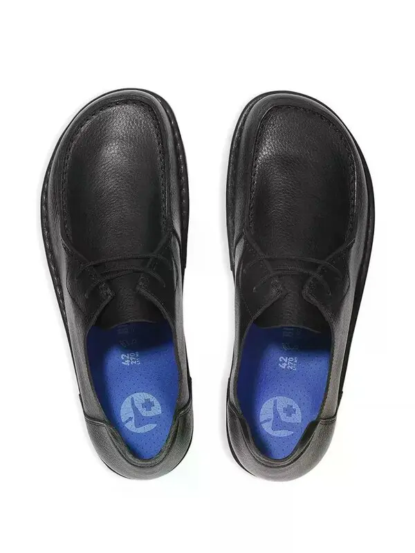 BIRKENSTOCK Leather Boat Shoes - Black