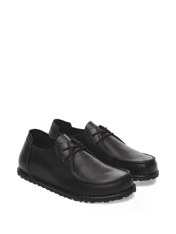 BIRKENSTOCK Leather Boat Shoes - Black